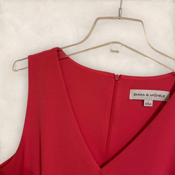 Emma & Michele | Dresses | Emma And Michelle Large Hot Pink Sleeveless Dress Nwt | Poshmark